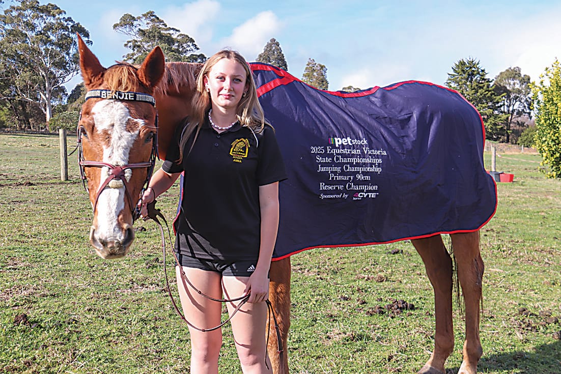 Anna leaps high again